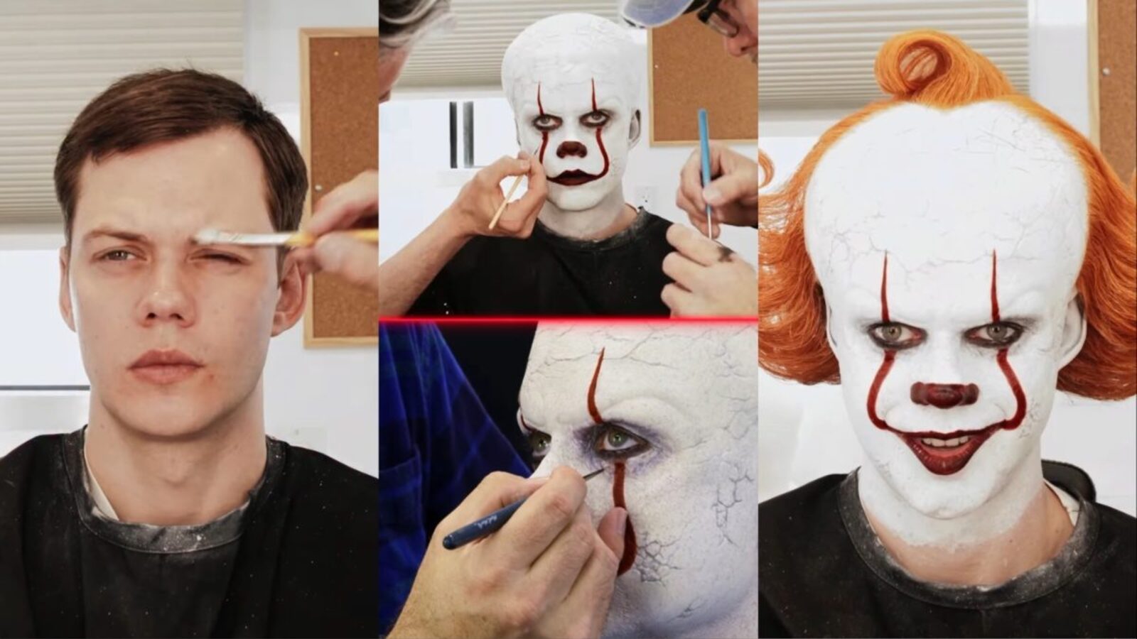 Watch Bill Skarsgård Transform Into Pennywise on WELCOME TO DERRY ...