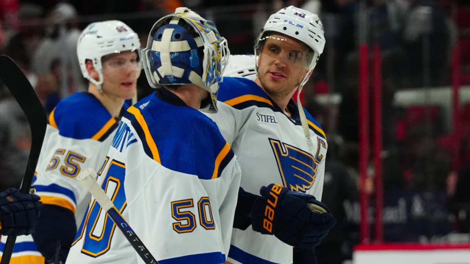 Two-puck competition closes out Blues practice Wednesday | Yardbarker