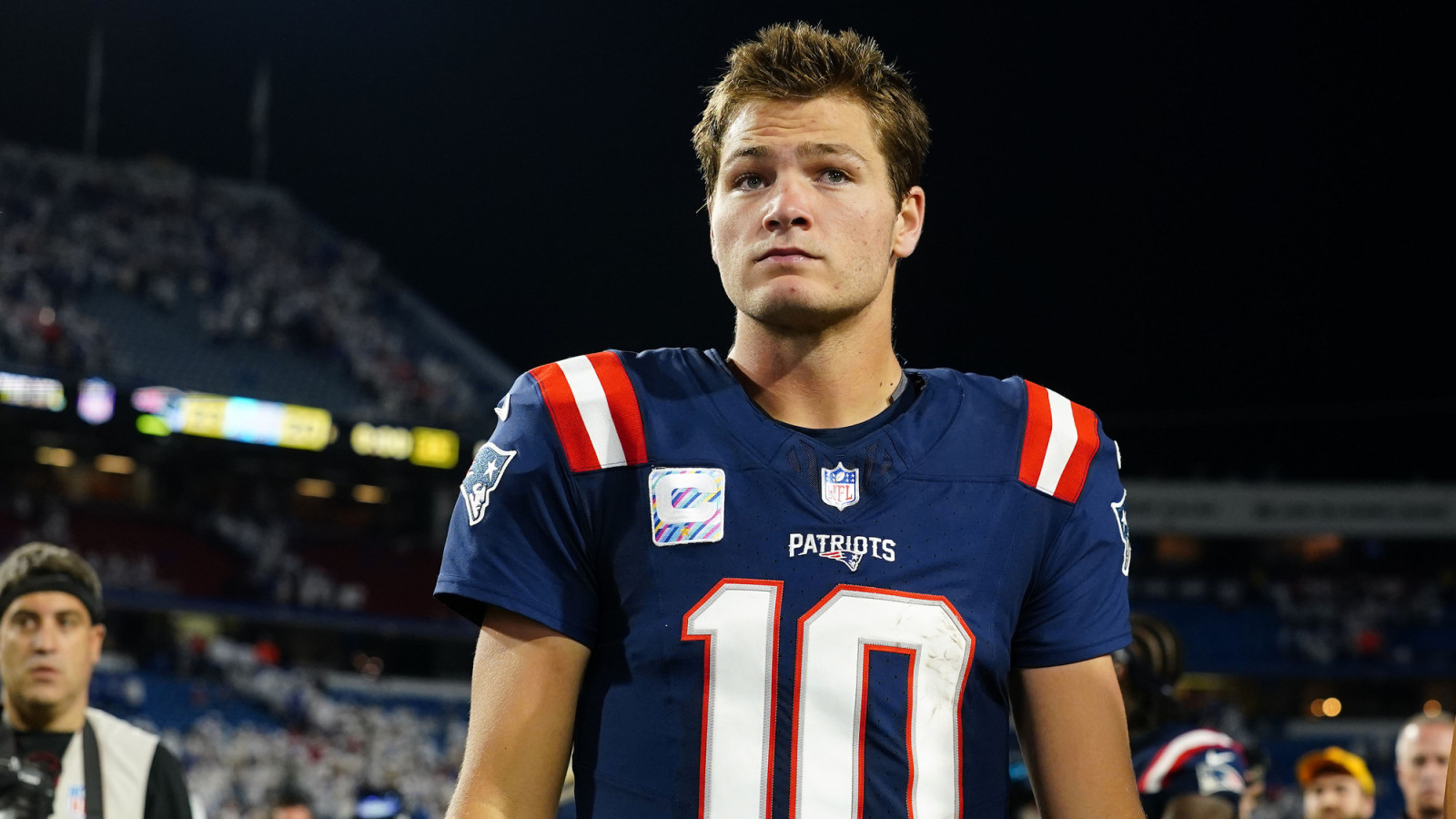 Patriots OC responds to Kurt Warner's concerns about Drake Maye ...