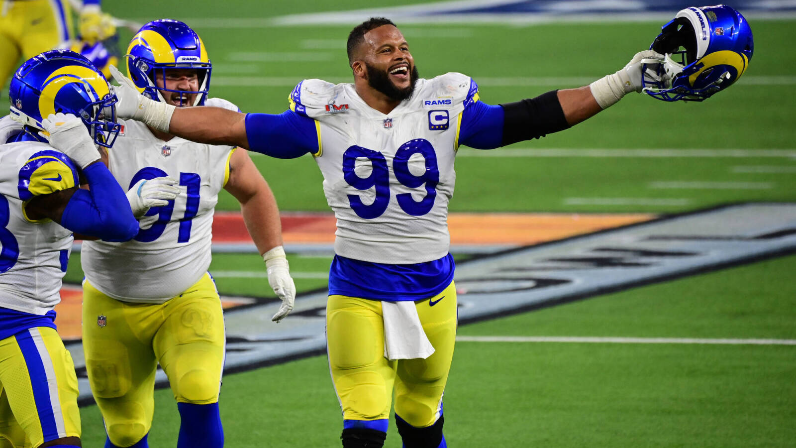 Aaron Donald avoids retirement talk following Super Bowl win | Yardbarker