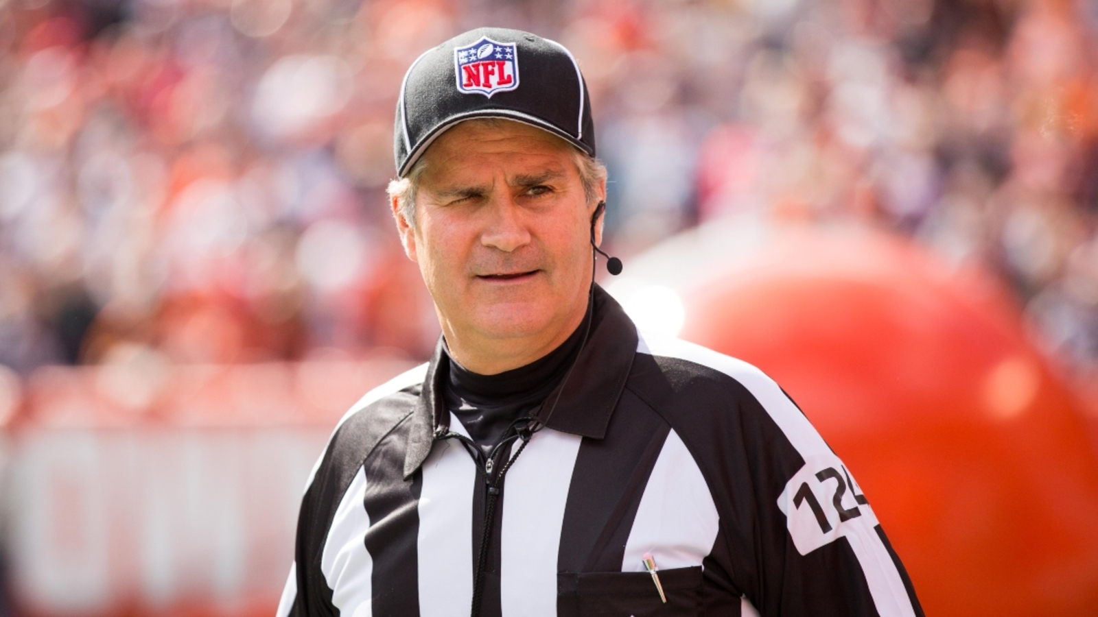 Panthers-Bucs referee Carl Paganelli carted off after contact with ...