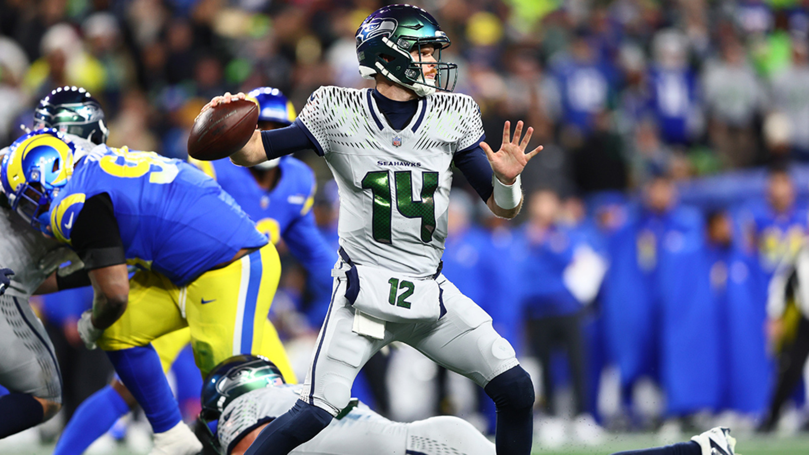 Seahawks convert unbelievable 2-point attempt vs. Rams after wild ...