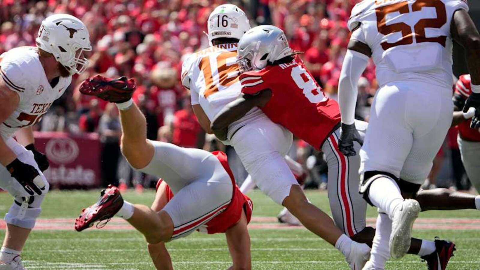 Ohio State Buckeyes Linebacker Duo Dominate In Week One Against Texas ...