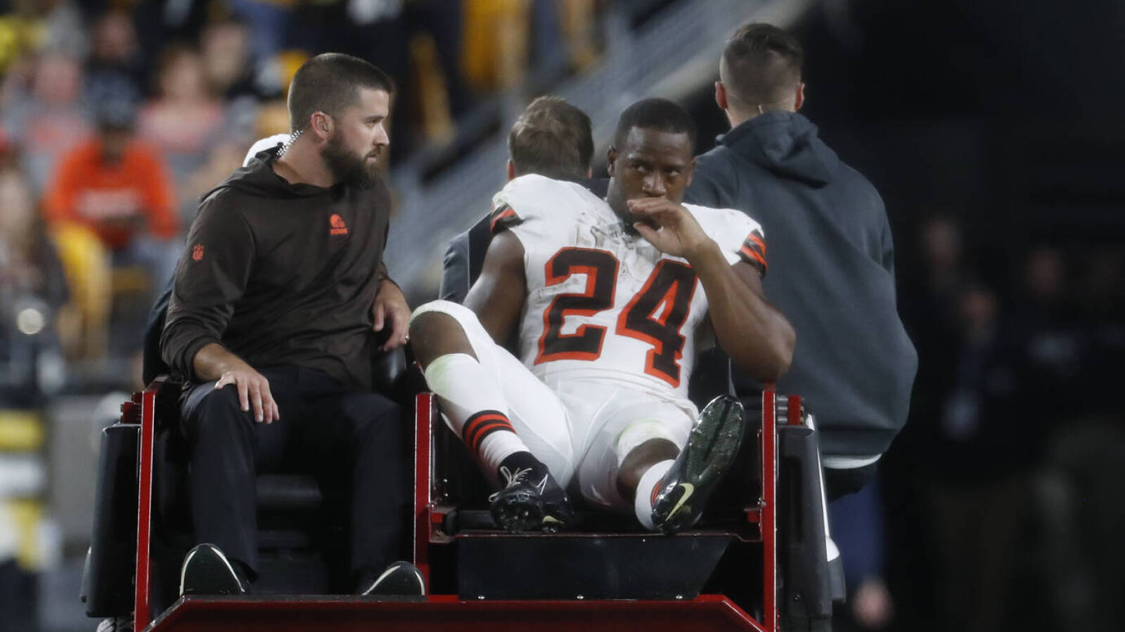 Ex-Steelers LB says NFL to blame for Nick Chubb’s season-ending injury ...