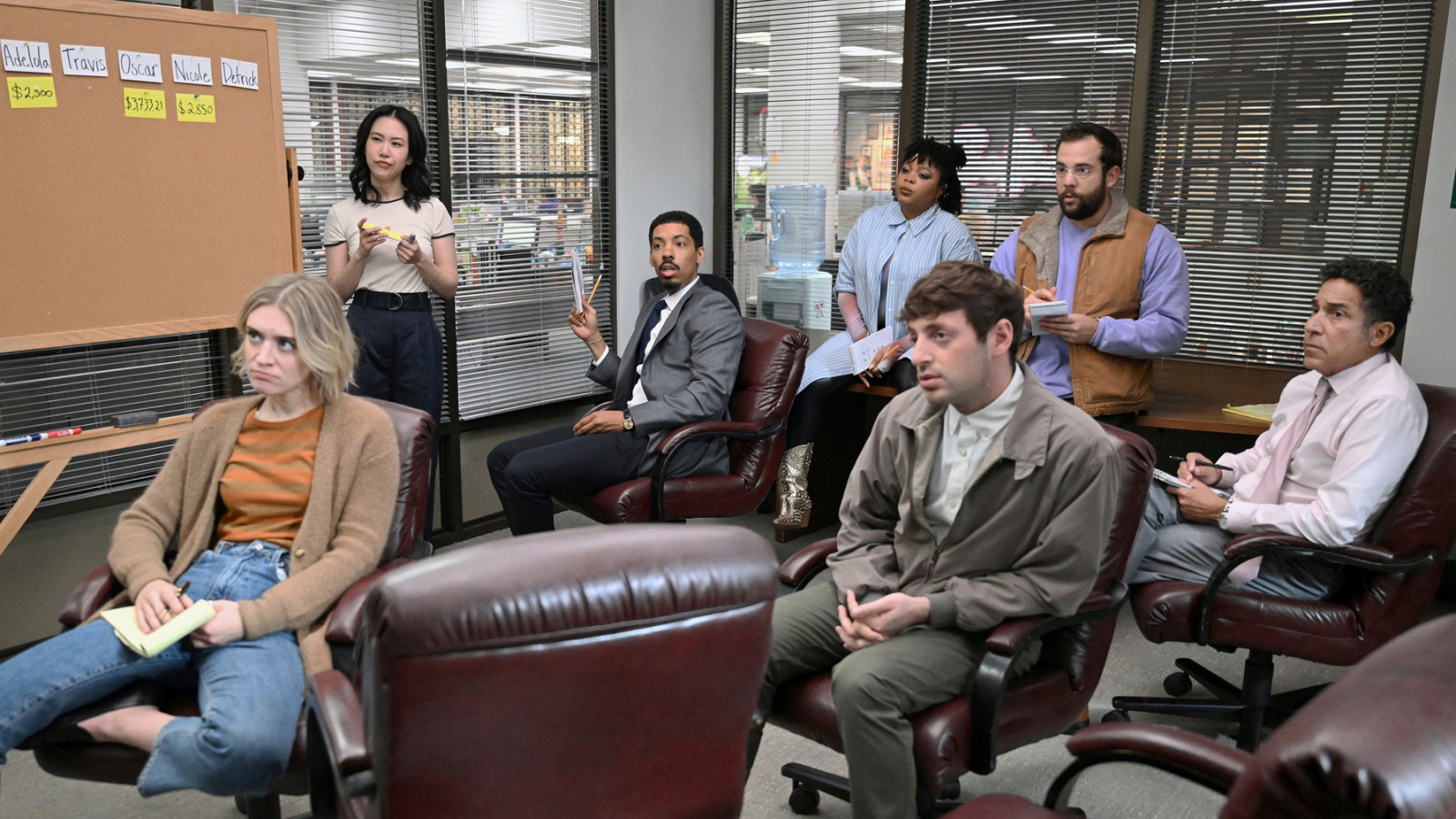 'The Paper' cast got surprise visit from Steve Carell and John ...