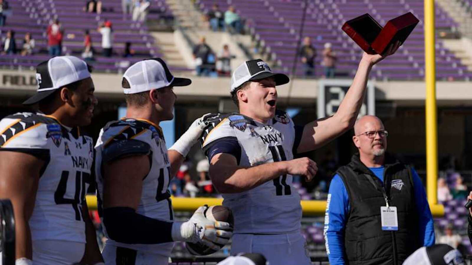 Look: Navy Football Shows Off Commander-in-Chief Championship Rings ...