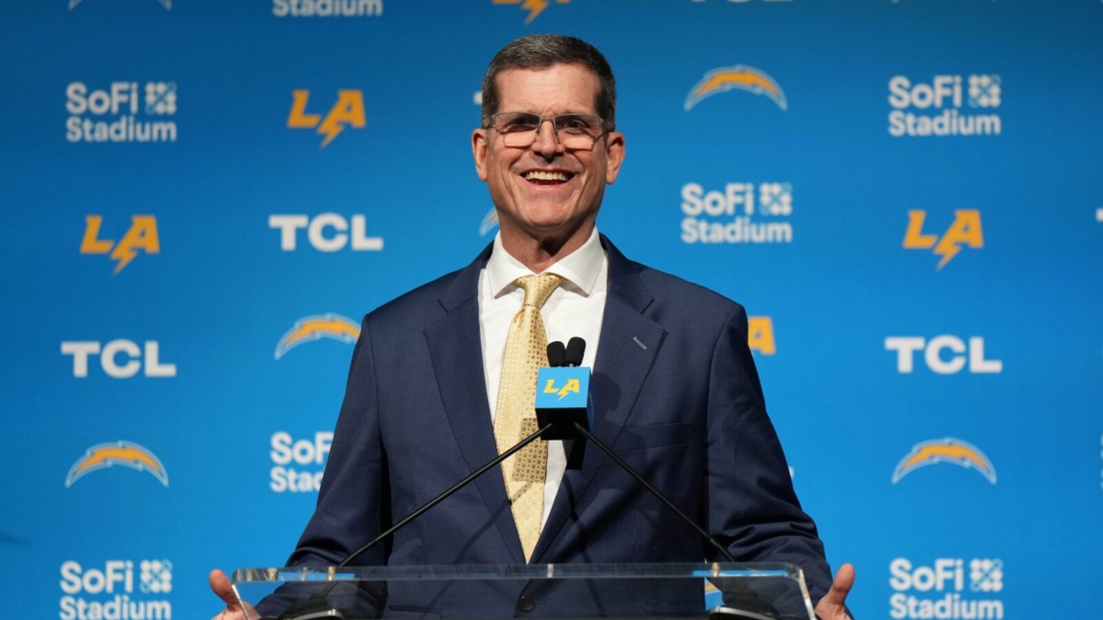 Behind The Scenes Of Jim Harbaugh's First Day With LA | Yardbarker