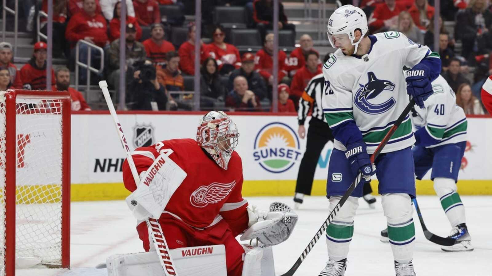 Jake Walman's OT goal lifts Red Wings over Canucks | Yardbarker