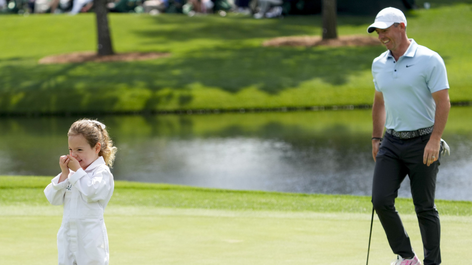 Watch: Rory McIlroy's daughter sinks crazy putt at Masters | Yardbarker