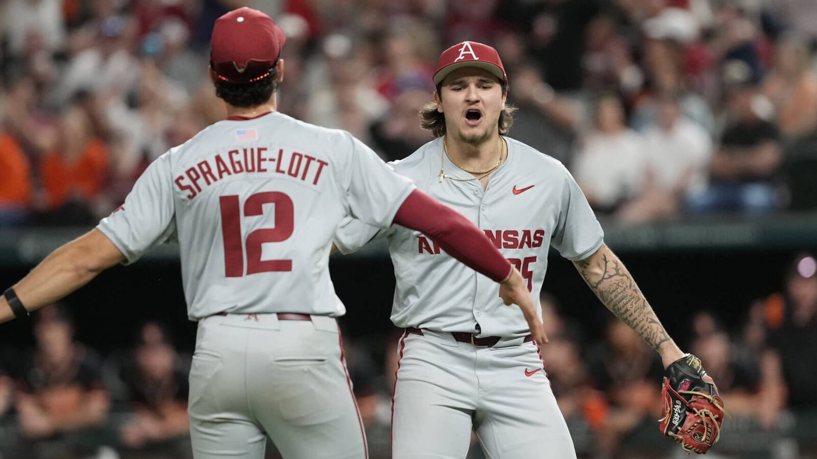 Watch: Arkansas launches two sixth-inning homers against Ole Miss ...
