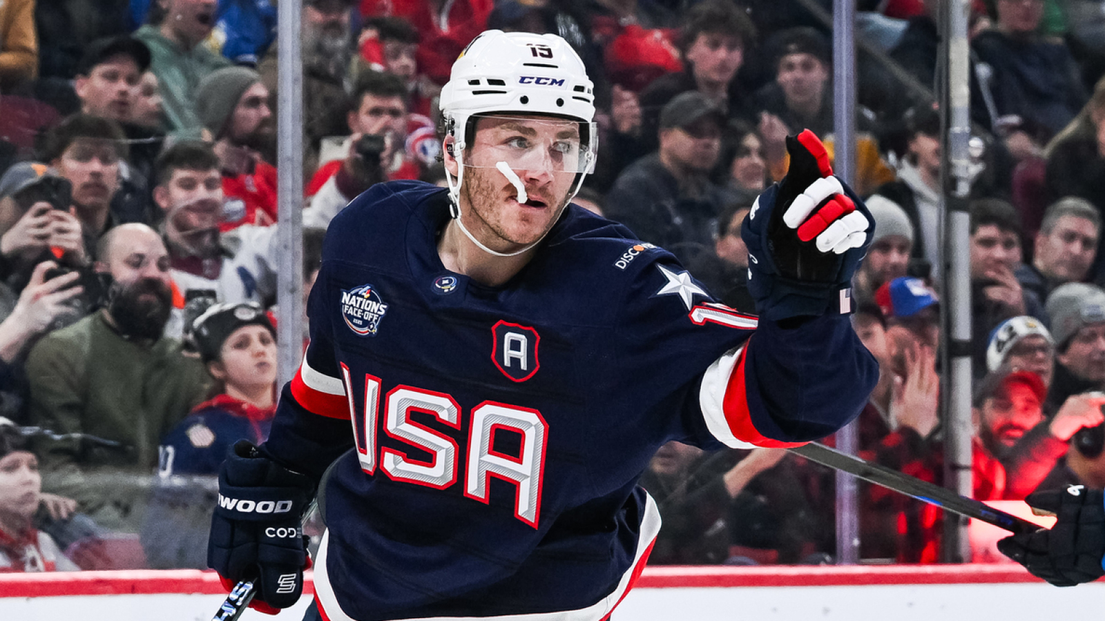 Watch: USA, Canada open 4 Nations game with three fights | Yardbarker