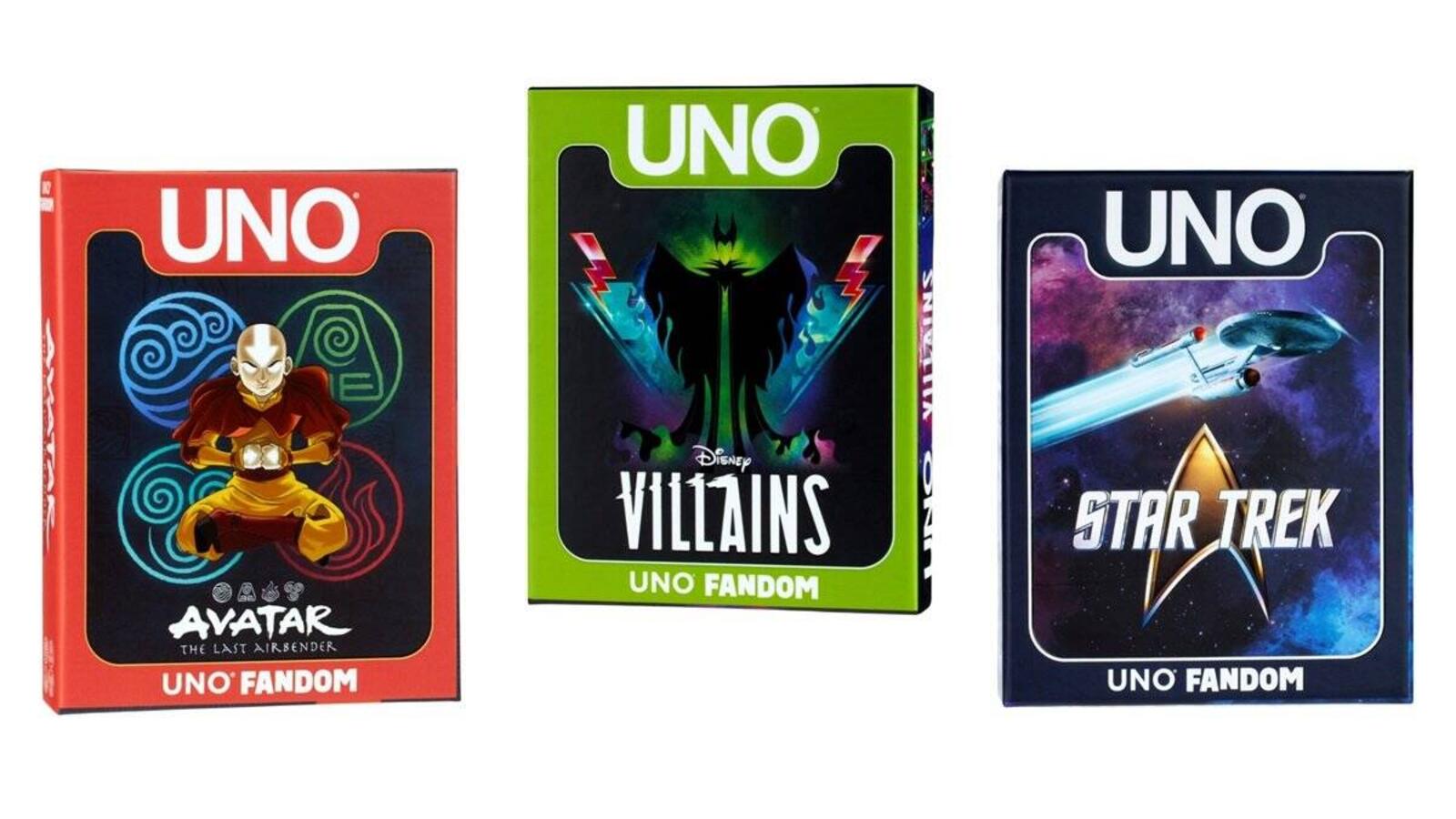 UNO Fandom Decks Celebrate Disney Villains, AVATAR: THE LAST AIRBENDER, STAR TREK, and More ...