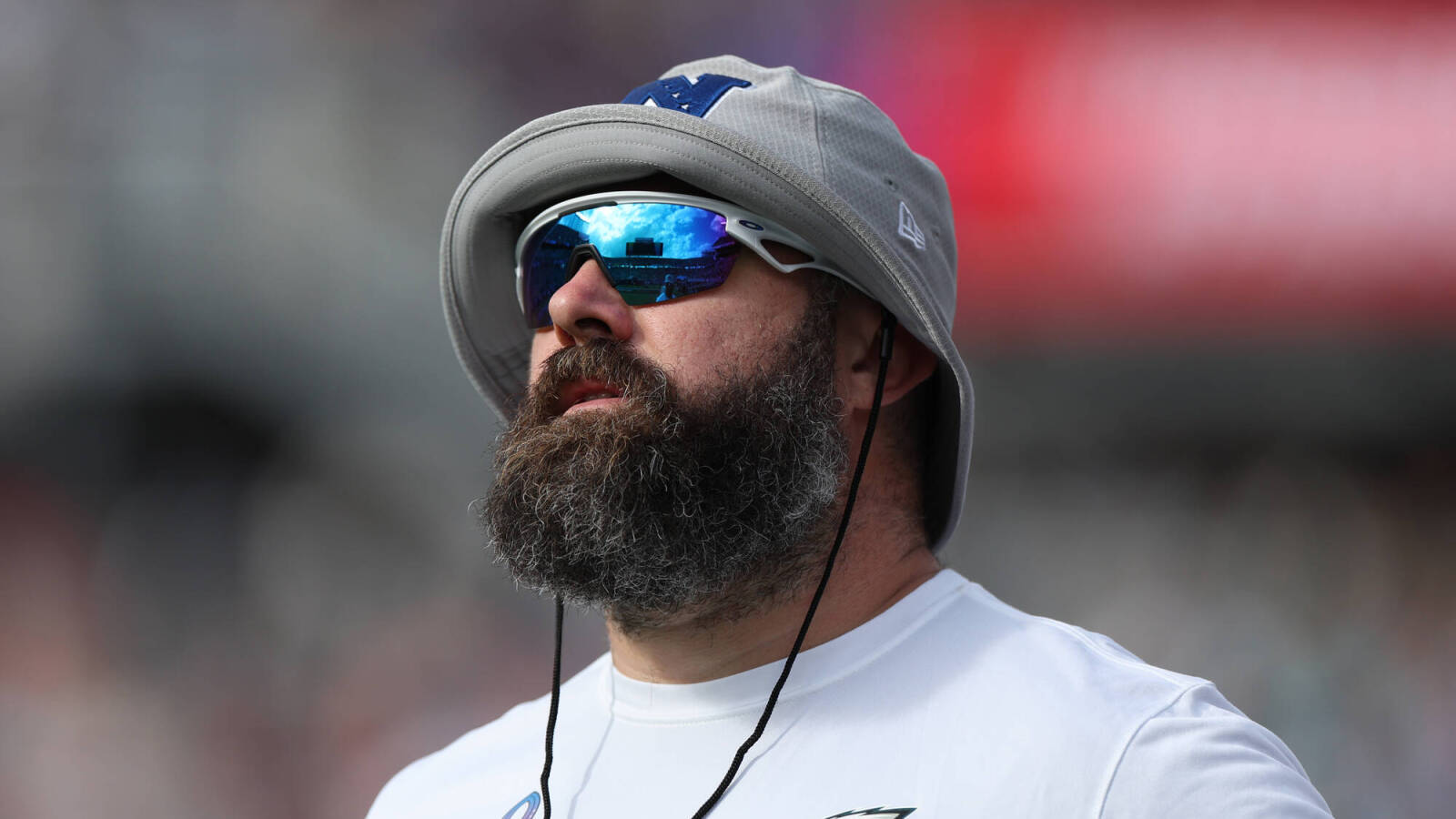Power of social media alerts Jason Kelce of luchador mask's rightful ...