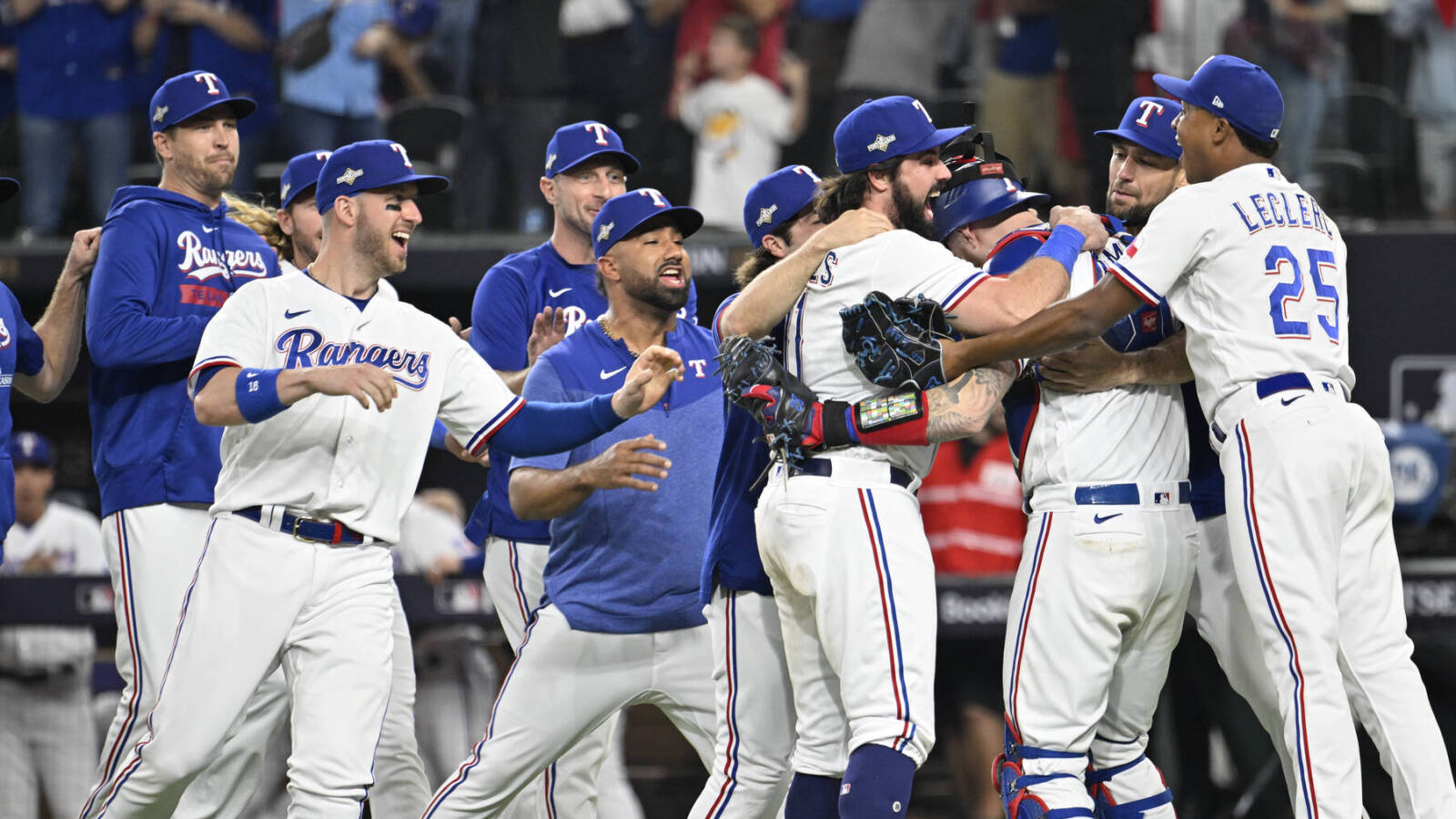 Rangers fans chant 'We want Houston' following ALDS sweep of Orioles ...