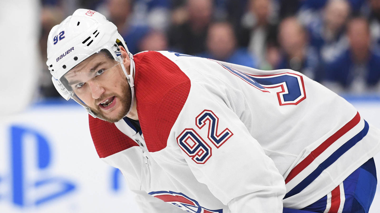 Canadiens' Jonathan Drouin day-to-day after taking puck to head ...