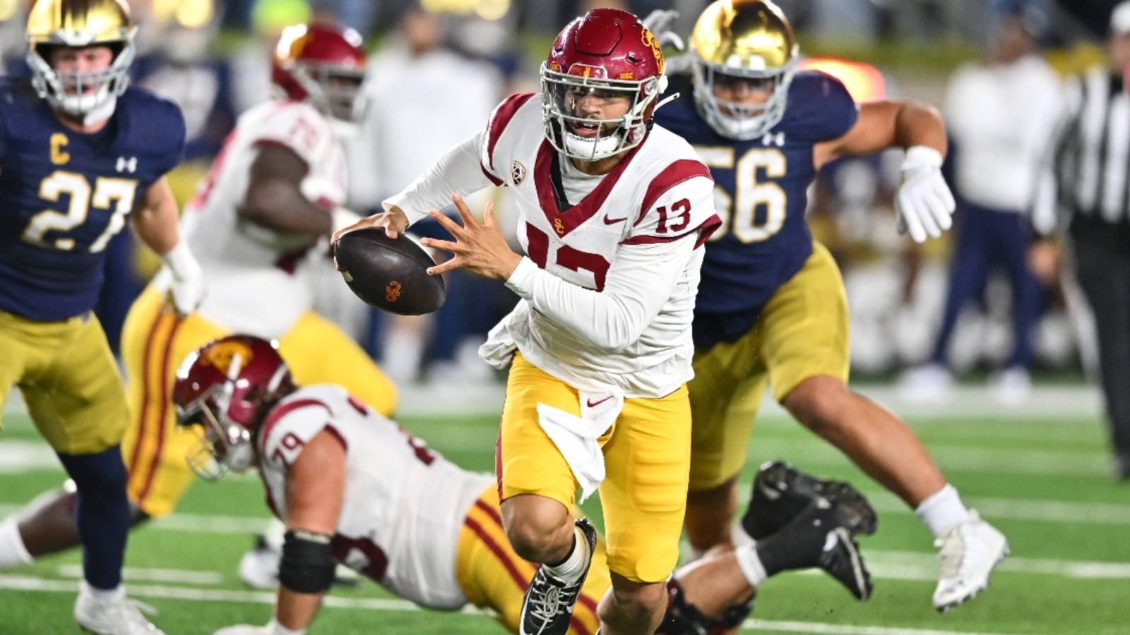 Mel Kiper gives hilarious reaction to Caleb Williams being compared to ...