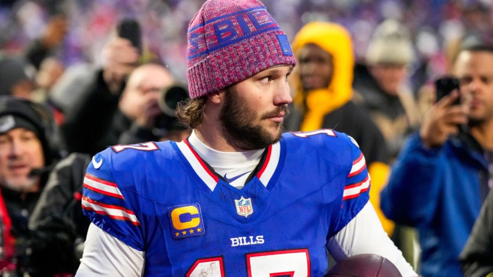 Bills QB Josh Allen Can't Fight Back Tears After Loss to Broncos ...