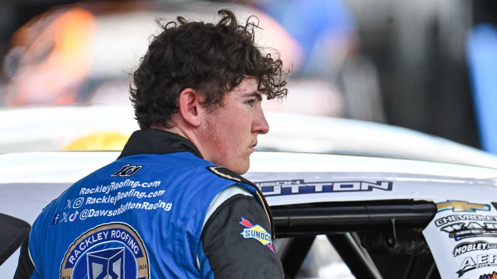 Dawson Sutton held for two laps by NASCAR for intentionally causing ...