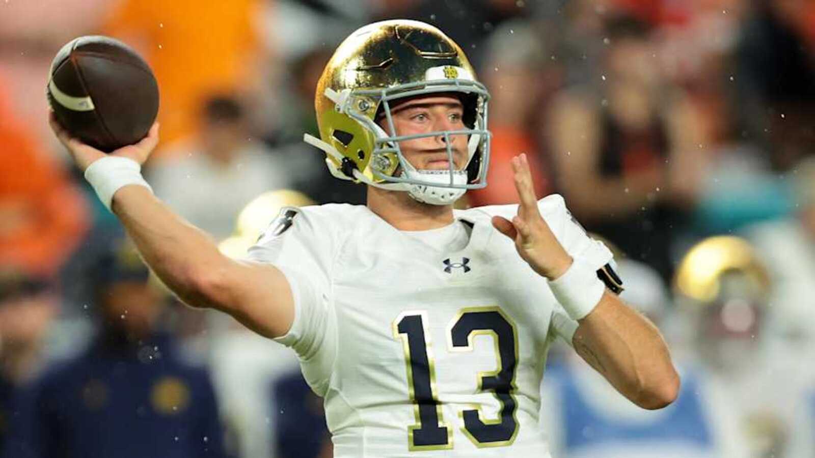 What Carson Beck Said About CJ Carr After Notre Dame–Miami Thriller ...