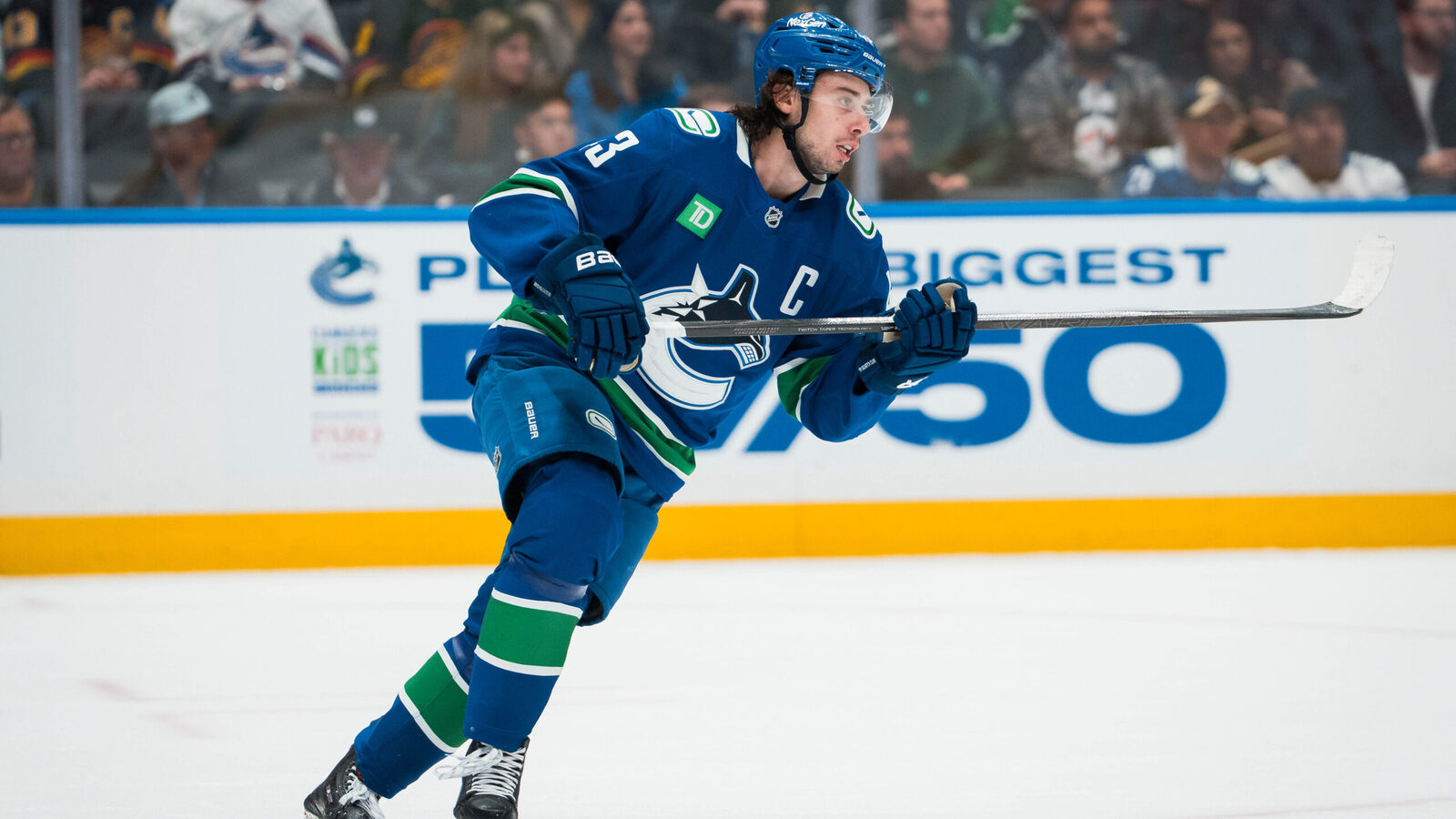 Quinn Hughes out for Canucks vs. Hurricanes; MacEachern comes in for ...