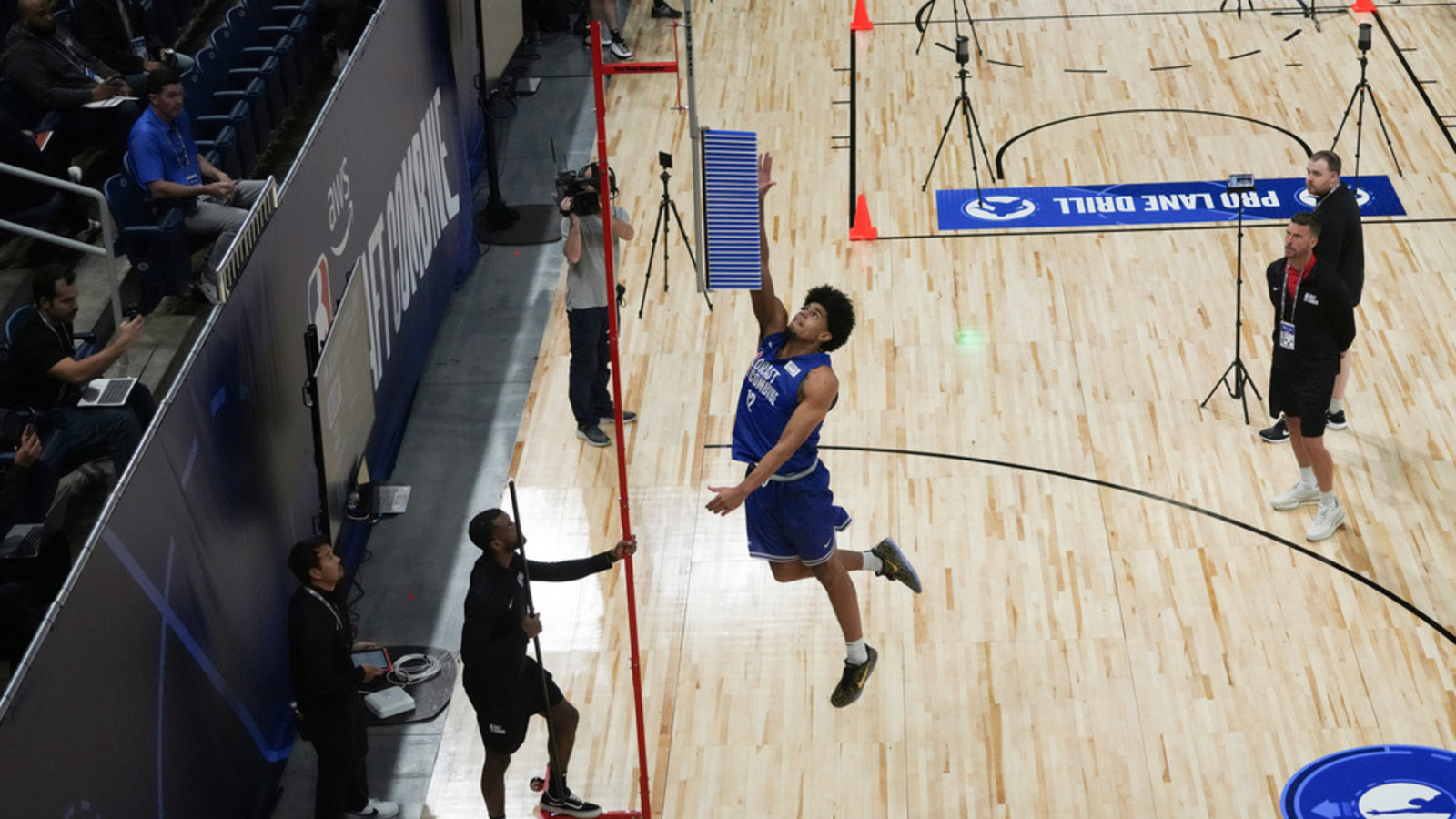 Two risers and two fallers after the third day of the NBA Draft Combine ...