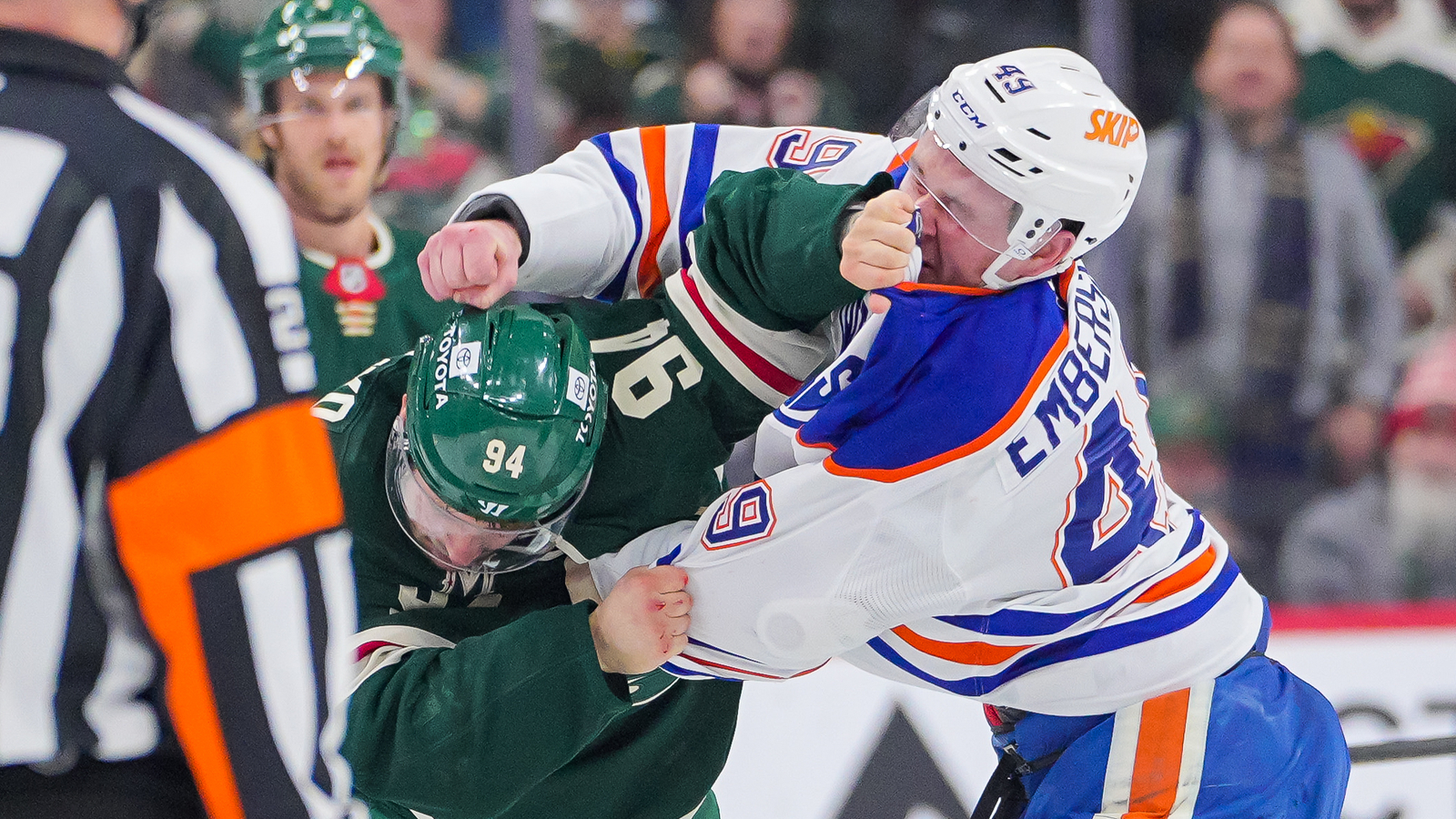Best Oilers Fights of 2024-25: Ty Emberson throws down with Jakub Lauko ...