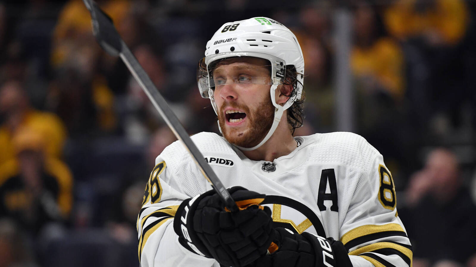 When David Pastrnak asks permission to fight Matthew Tkachuk | Yardbarker