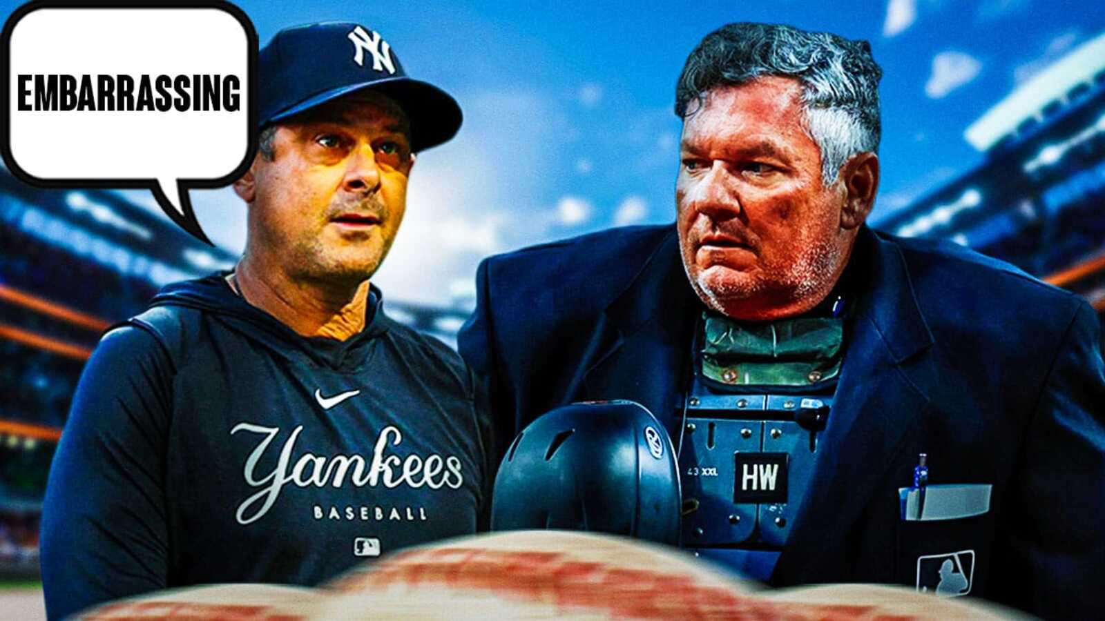 Yankees manager Aaron Boone’s blunt 2-word take on latest ejection ...