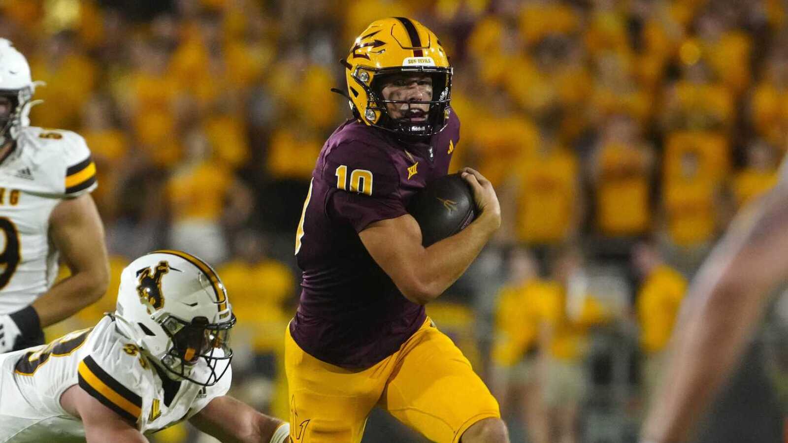 Sam Leavitt shines in ASU debut, showing there is more where that came ...