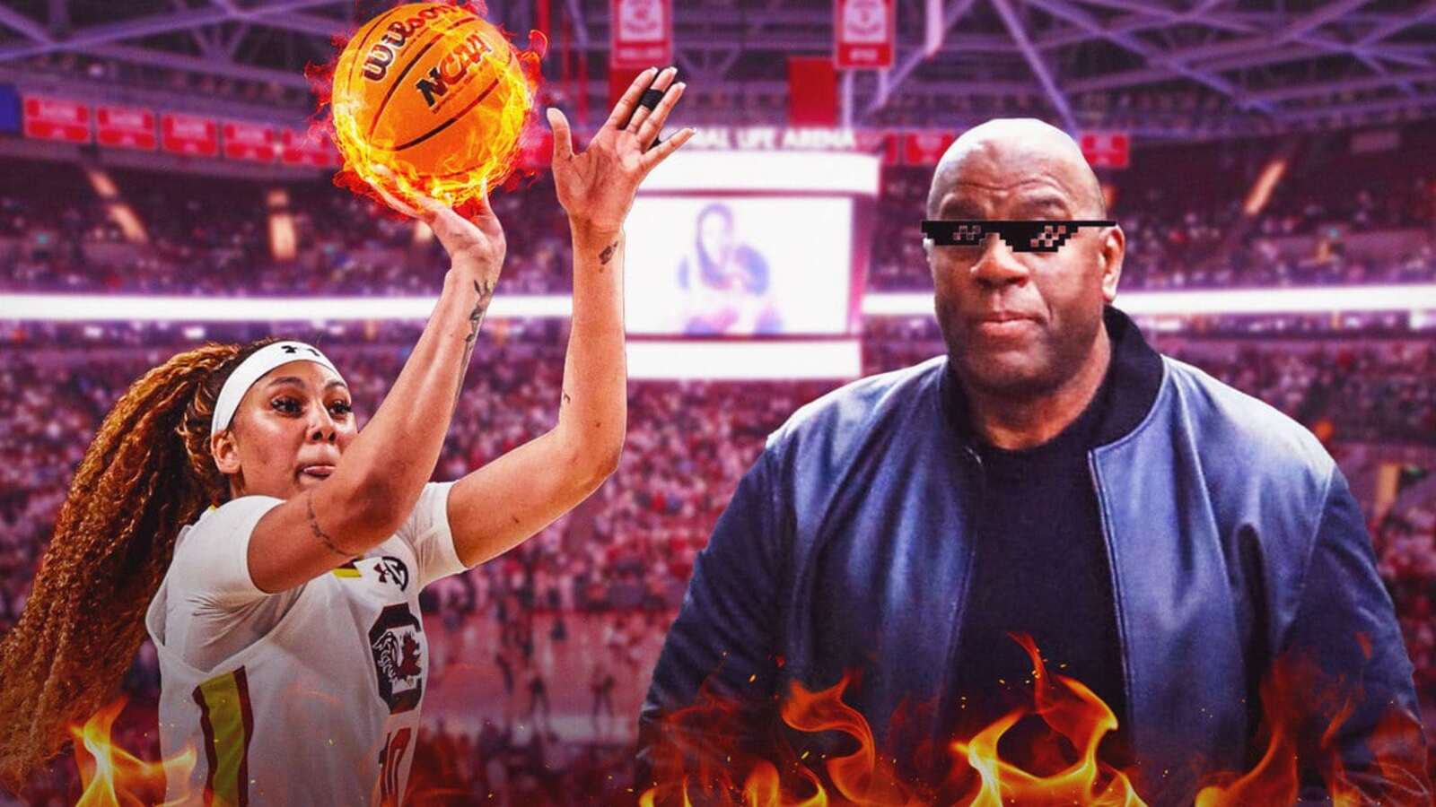 South Carolina Magic Johnsons ‘unbelievable Reaction To Kamilla