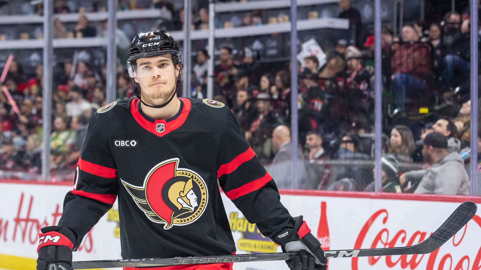 Ridly Greig's Infamous Empty Net Slap Shot Immortalized in New Senators ...