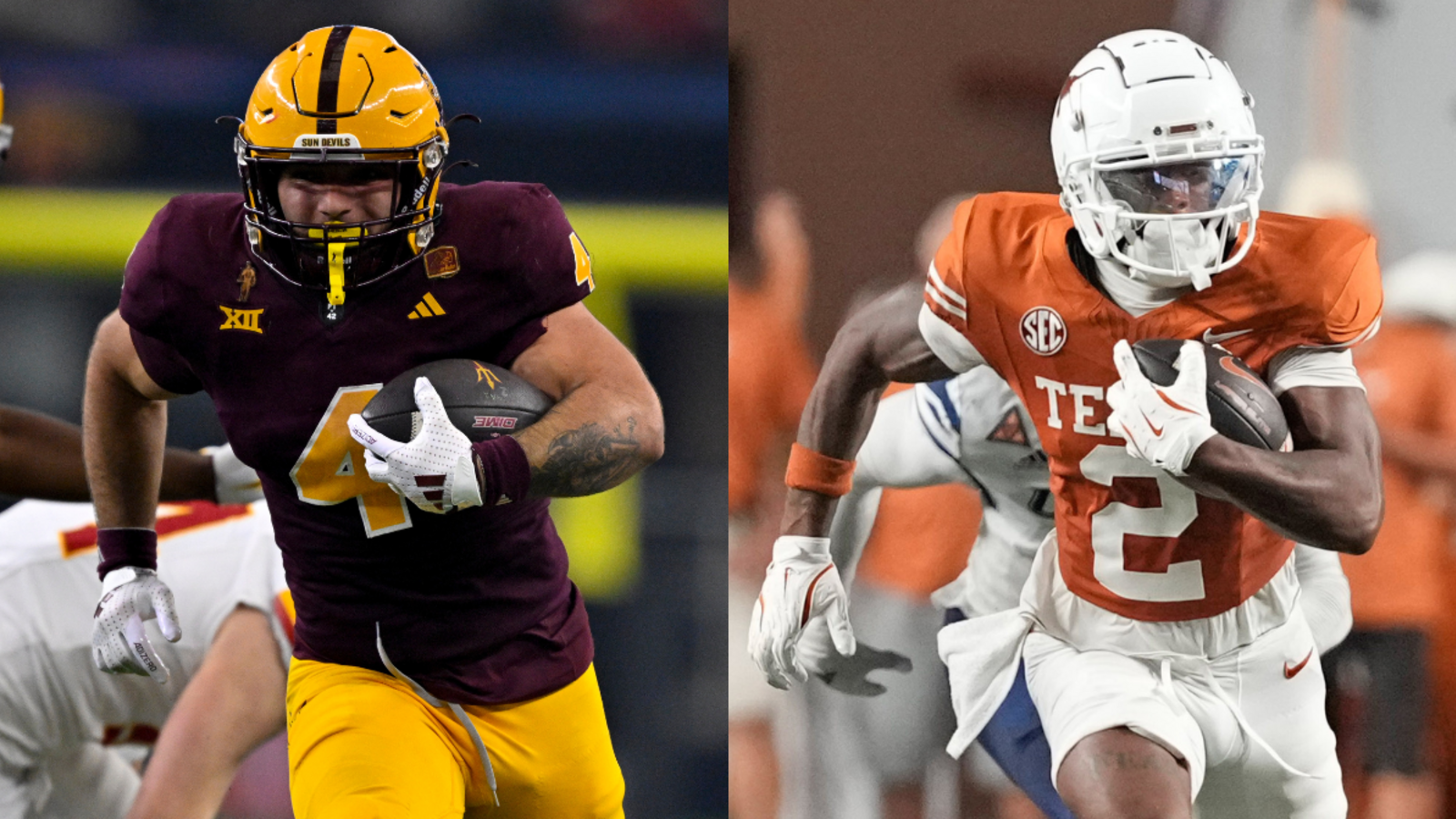 Texas Longhorns vs Arizona State Sun Devils College Football Playoff ...