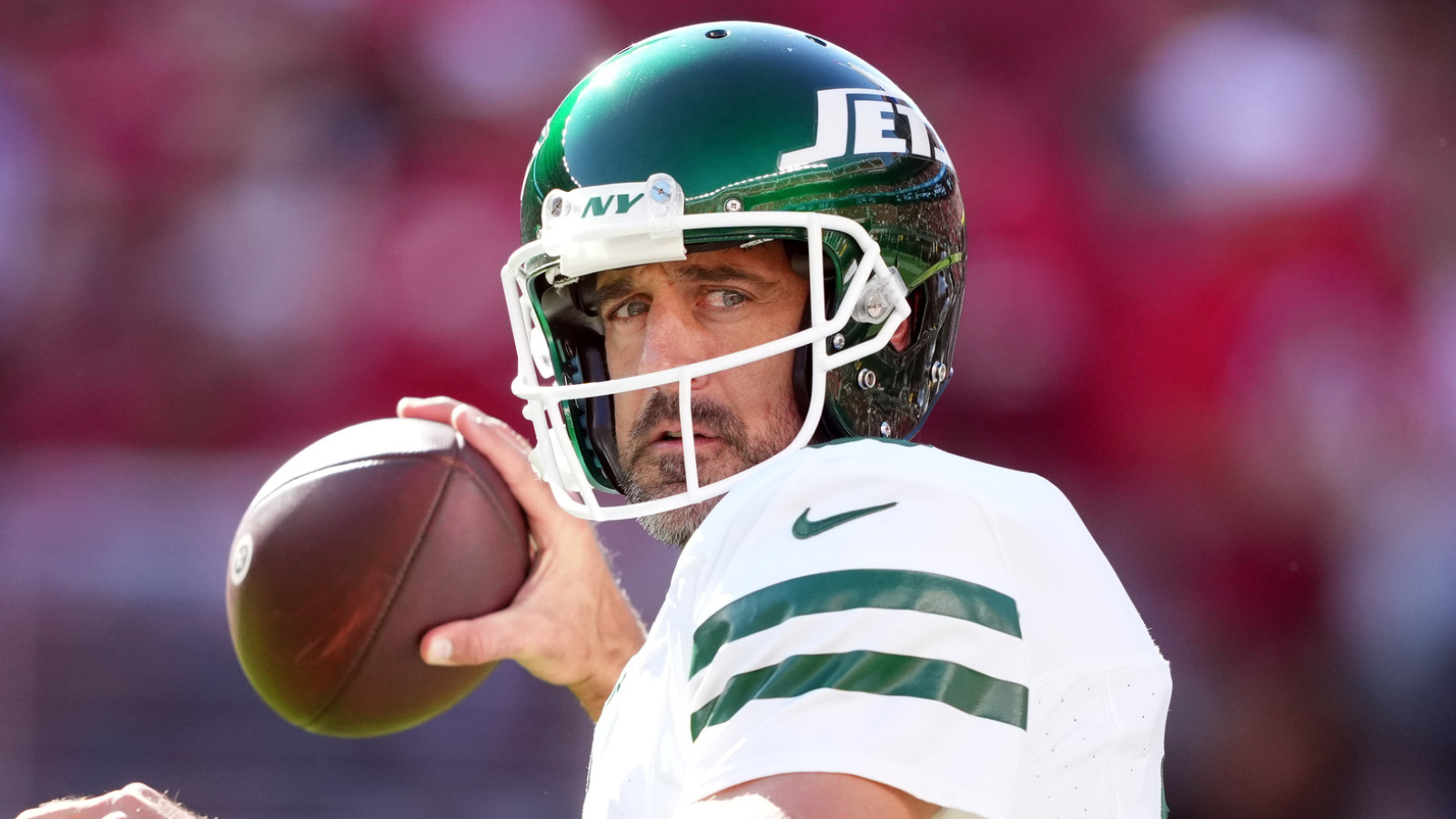 Watch: Aaron Rodgers' first TD pass with the Jets is a classic | Yardbarker