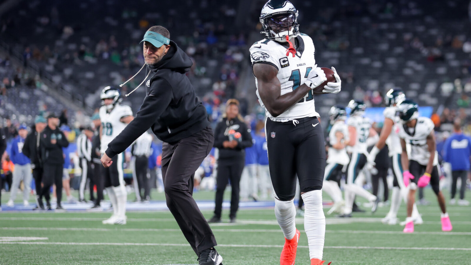 AJ Brown's Week 8 game status for Eagles vs. Giants is looking murky ...