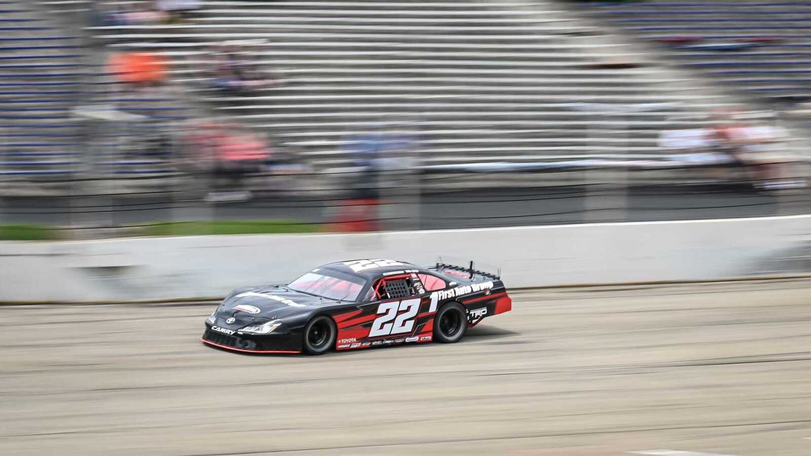 Gio Ruggiero finishes second in NASCAR Truck Series debut | Yardbarker