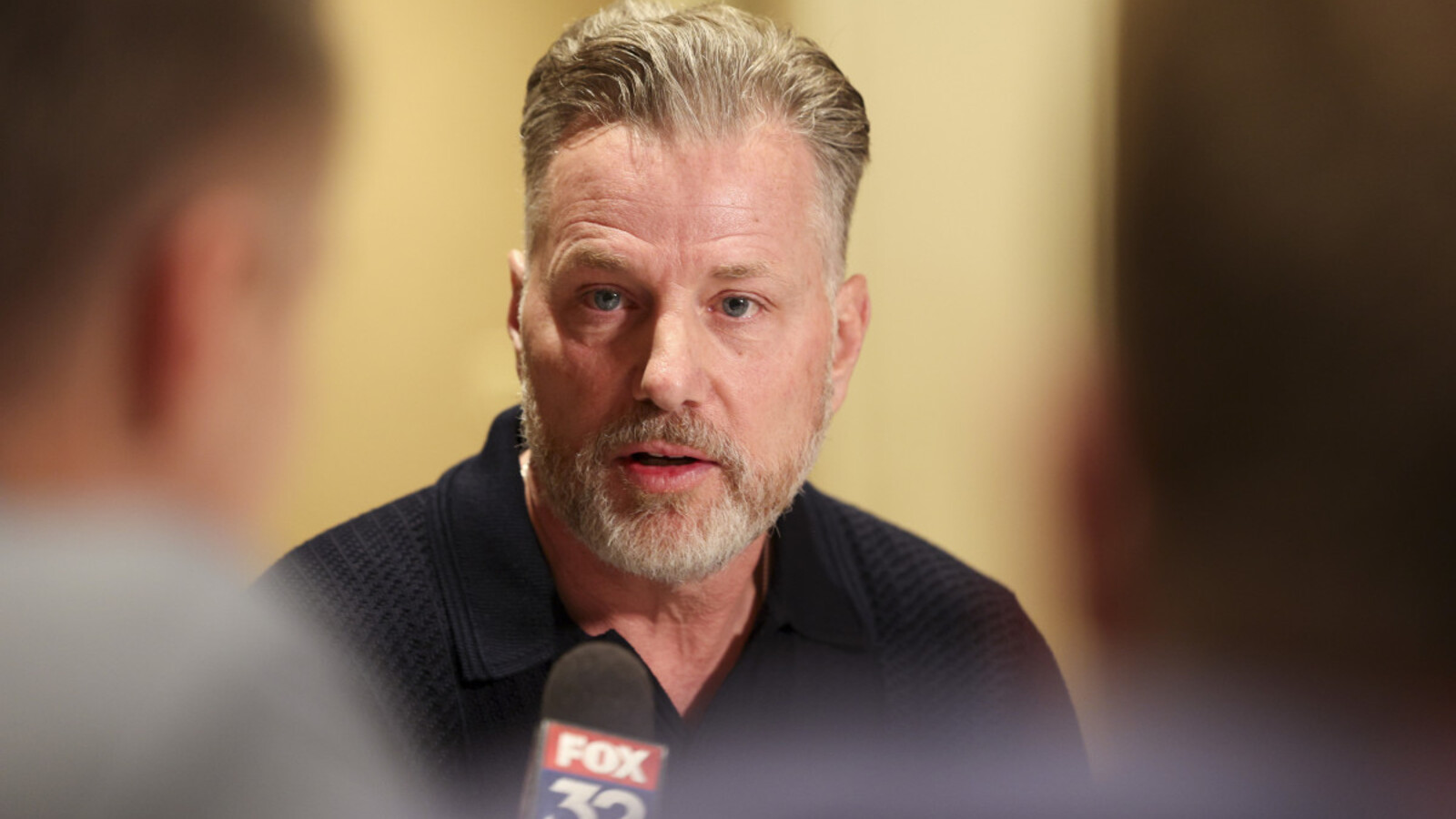 Bears Head Coach Matt Eberflus on Caleb Williams, Justin Fields, and ...