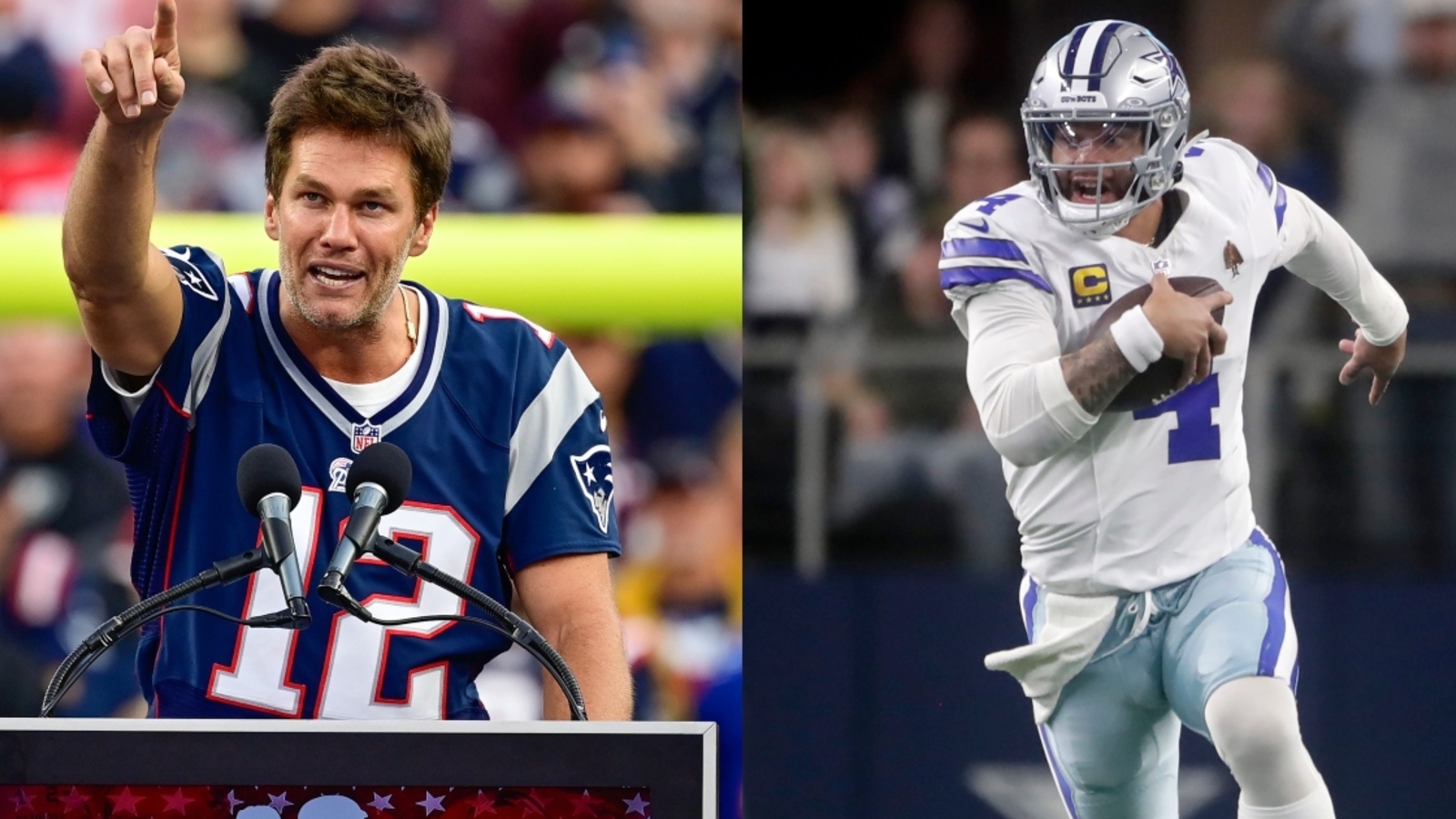 Tom Brady fires shot at Dak Prescott during NFL broadcast debut ...