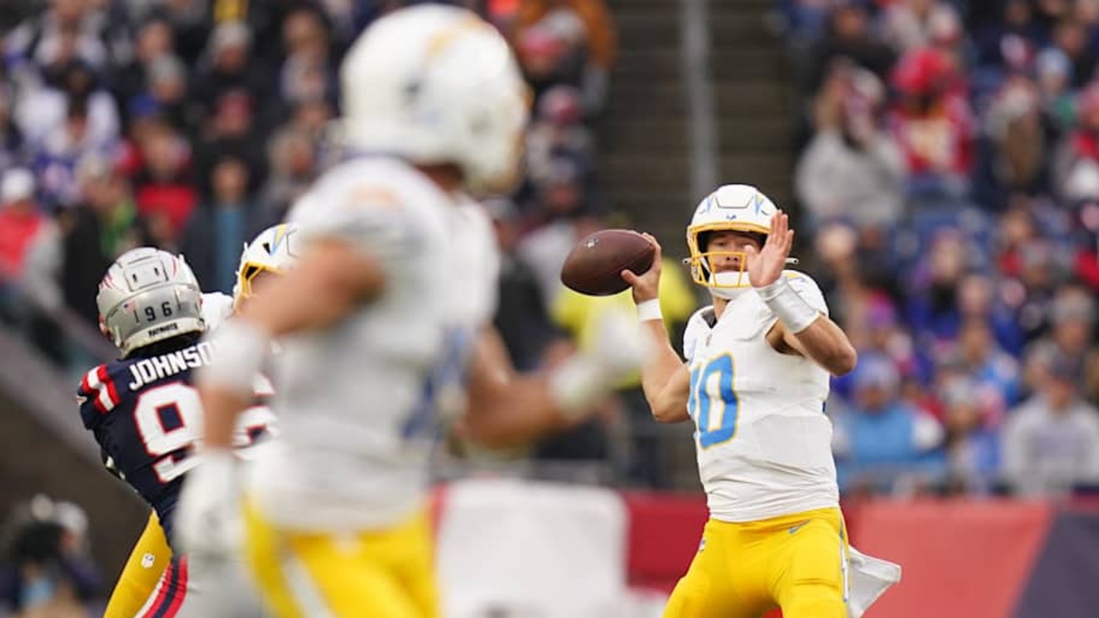 PFF says the quiet part out loud about emerging Justin Herbert-Ladd ...