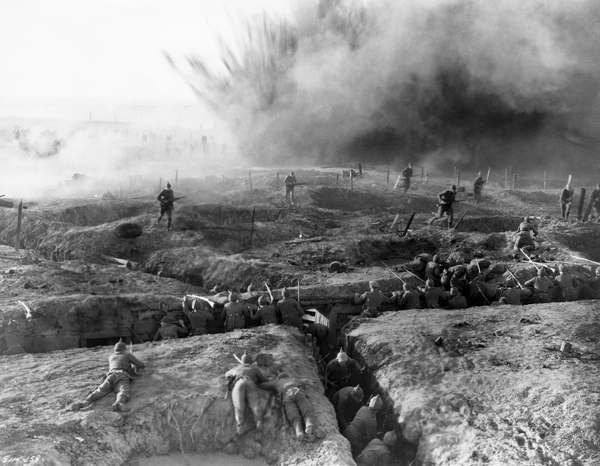 World War 2 Battle Scene