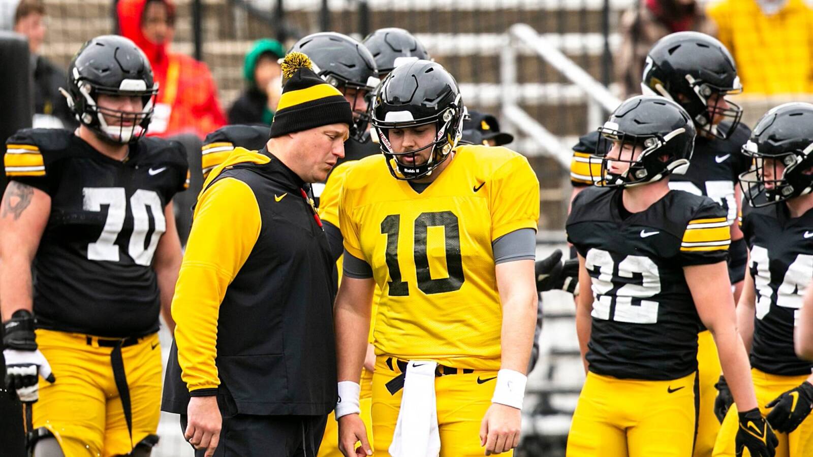 Brian Ferentz's last act as offensive coordinator at Iowa was a ...