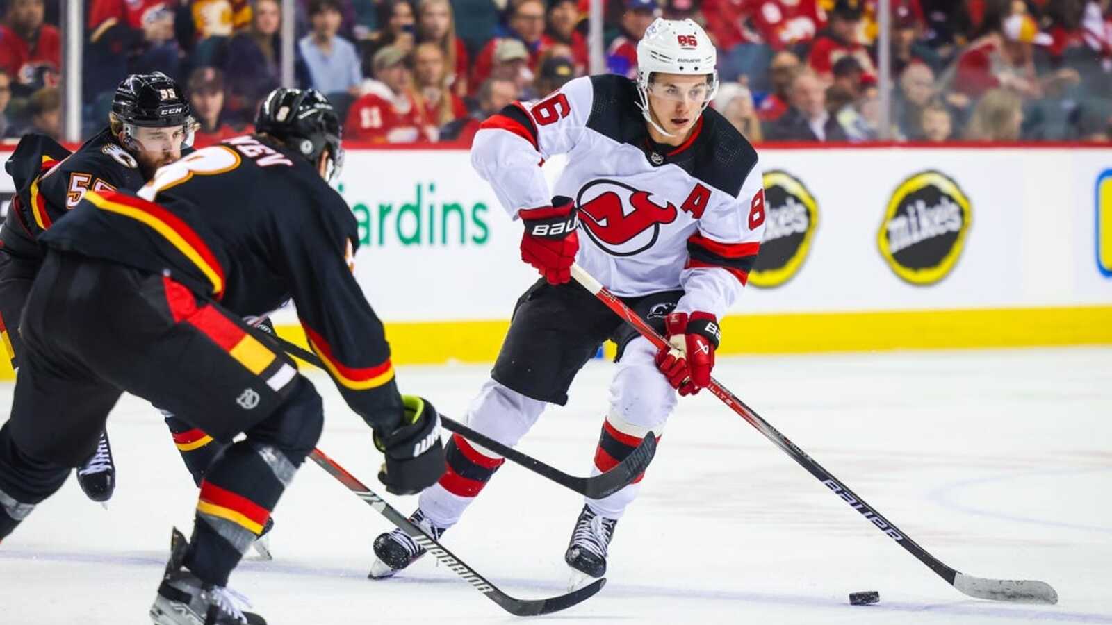 Devils top Flames behind 2 goals from Nico Hischier | Yardbarker