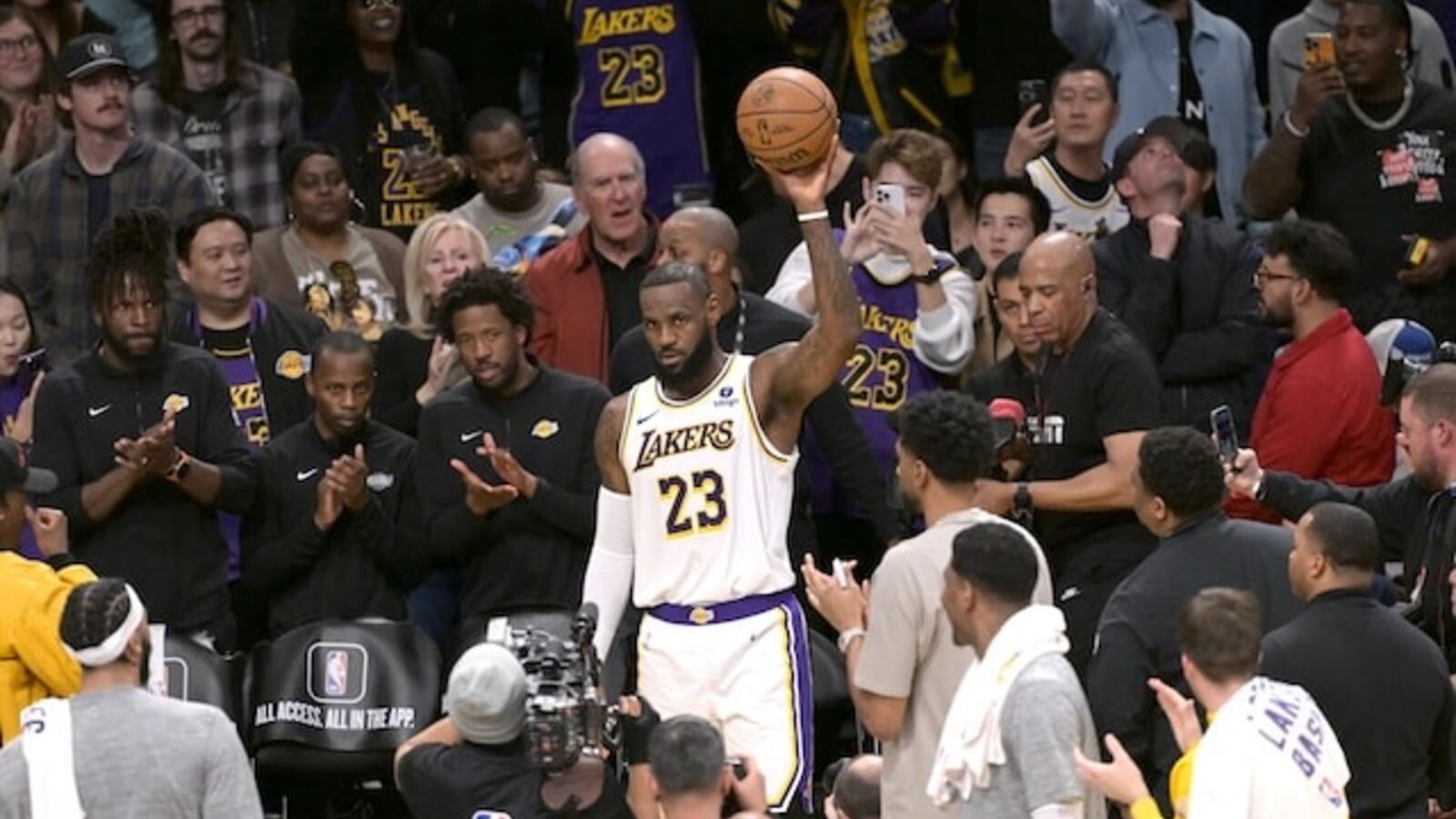 Watch: LeBron James Mic’d Up Against Nuggets While Reaching 40,000 ...