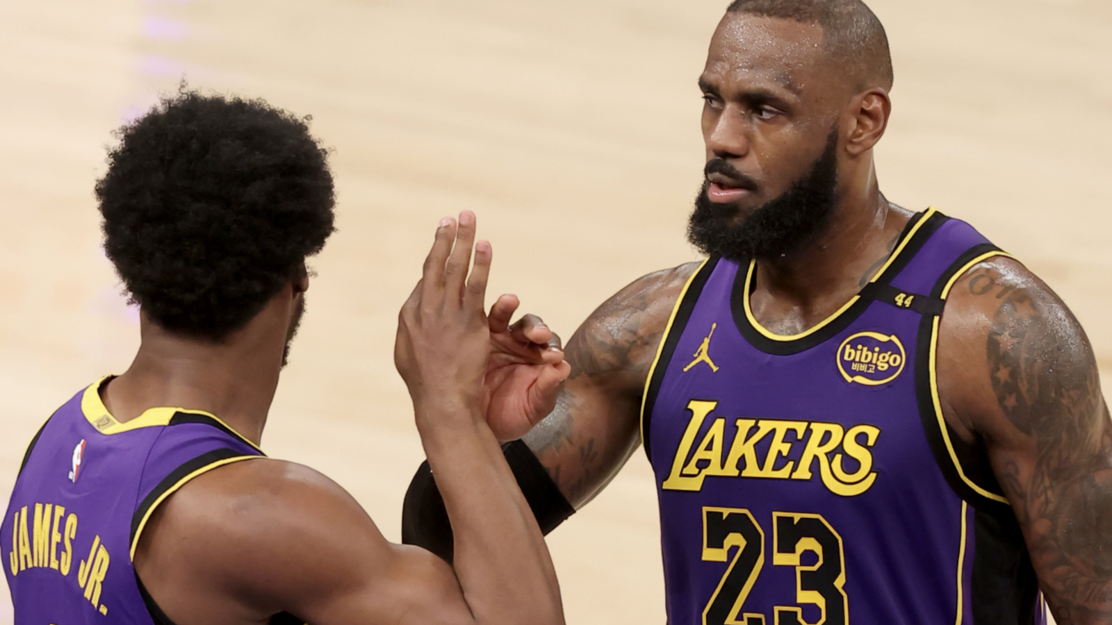 New Angle Emerges of LeBron James and Bronny James’ Special Ritual ...