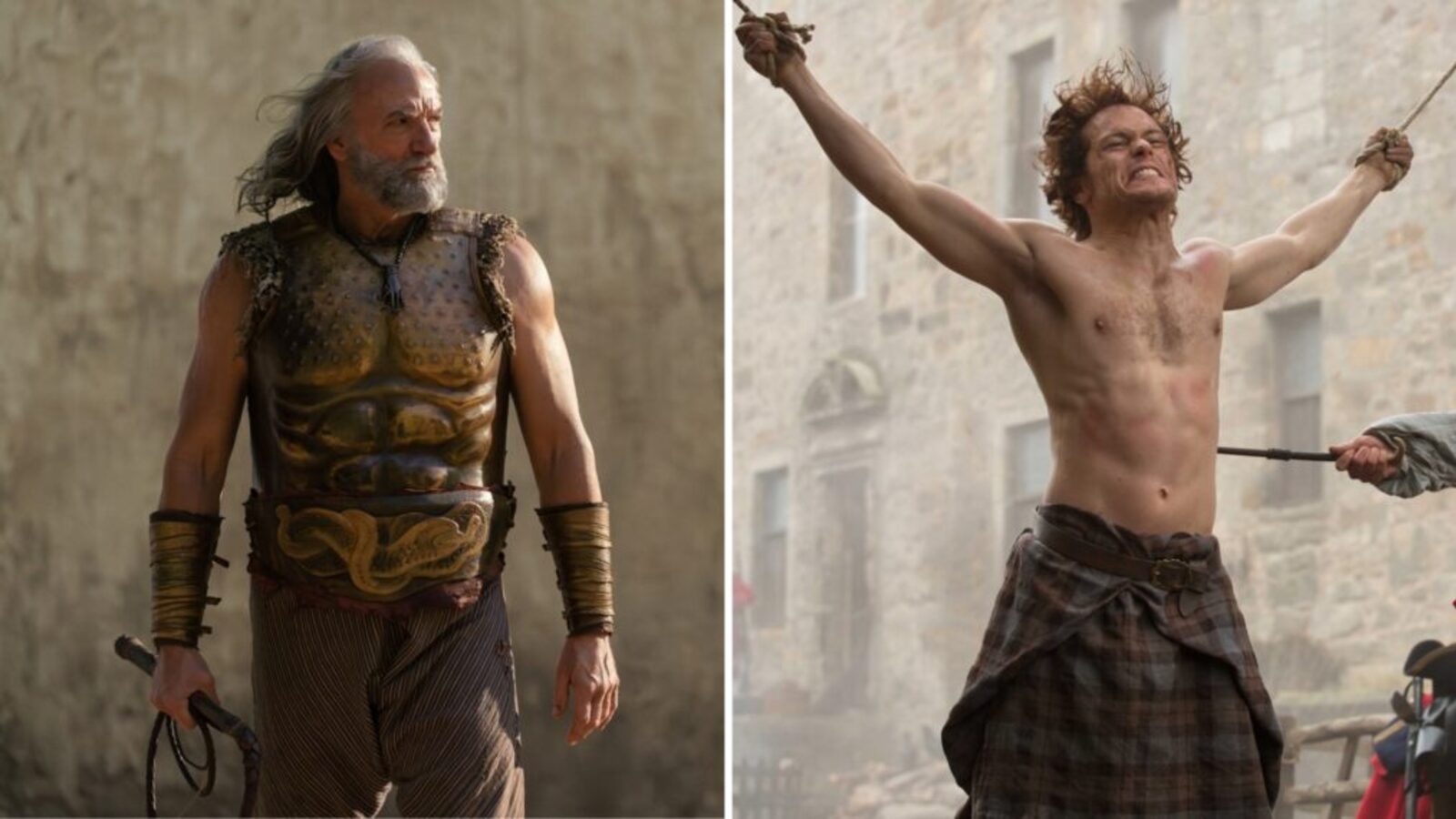 How ‘Spartacus’ Redefined Sam Heughan’s Brutal ‘Outlander’ Scenes for ...