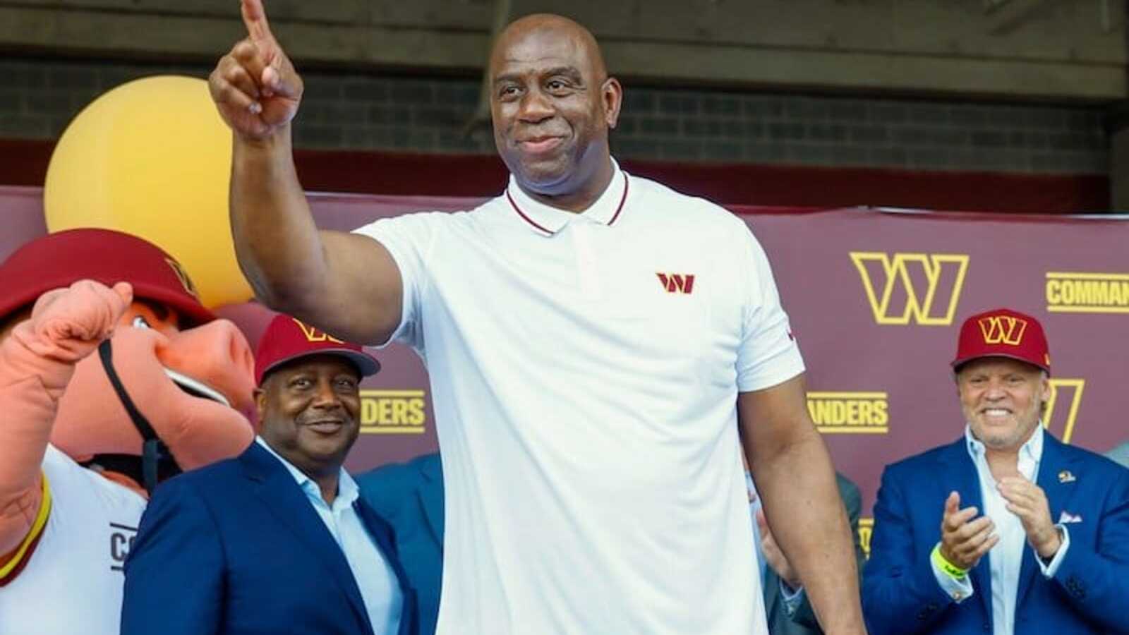 Magic Johnson Excited For Jayden Daniels & Washington Commanders’ 2024 ...