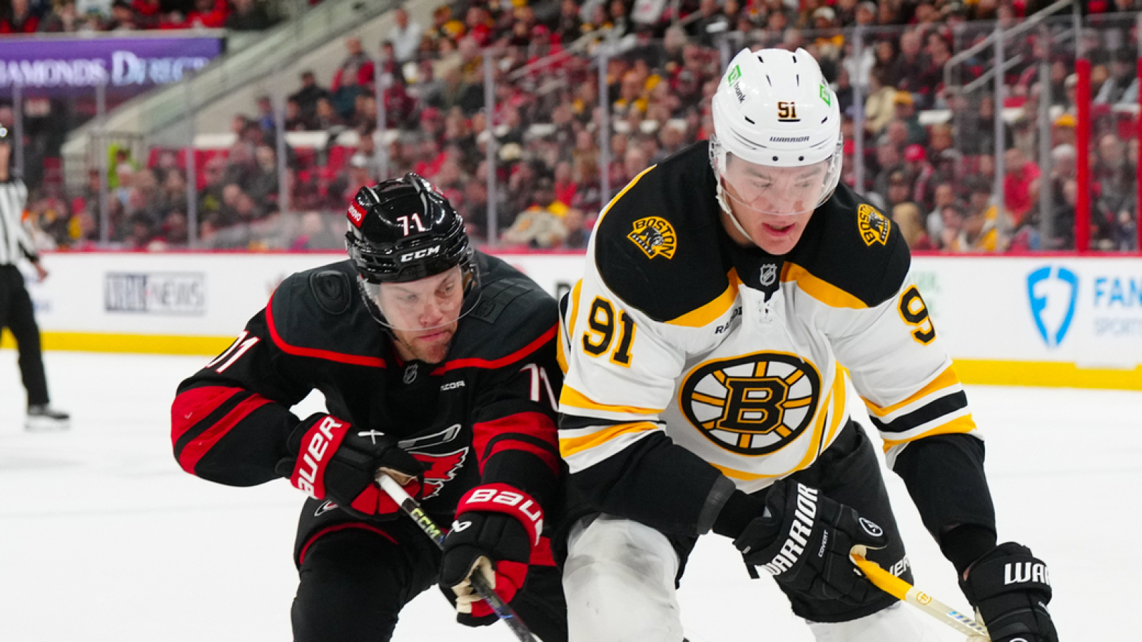 Watch: Brutal snapped stick loses critical game for Bruins | Yardbarker