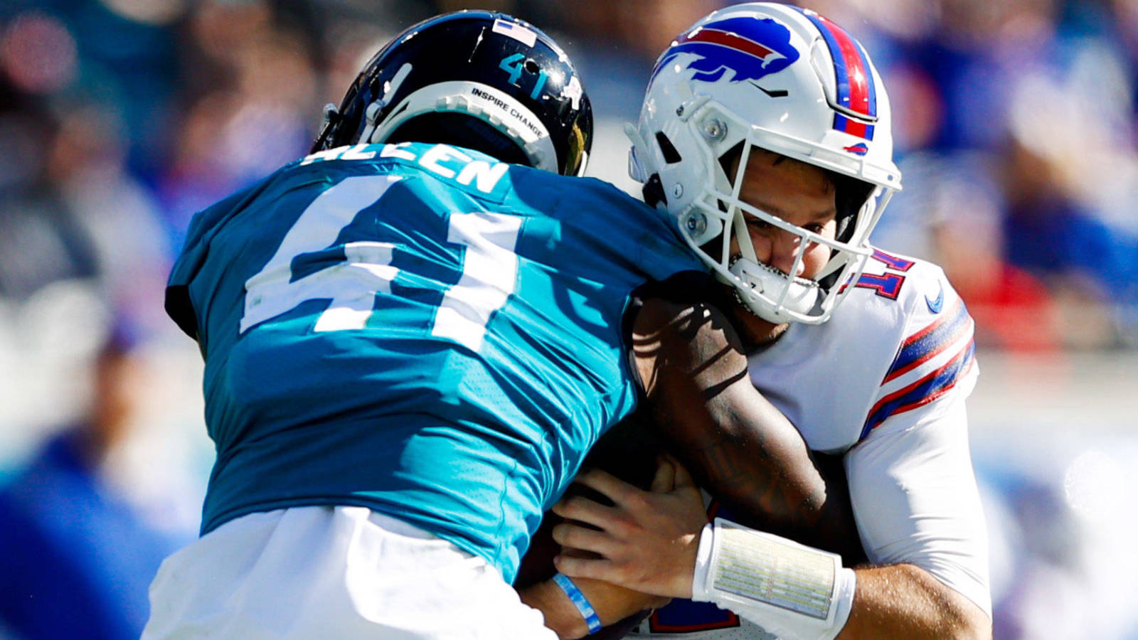 Jags' Josh Allen makes history with sack of Bills' Josh Allen | Yardbarker