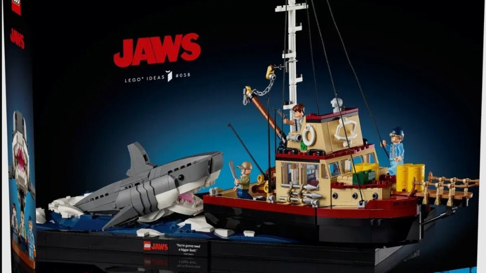 This LEGO Jaws Set Honors the Film’s Most Iconic Line | Yardbarker