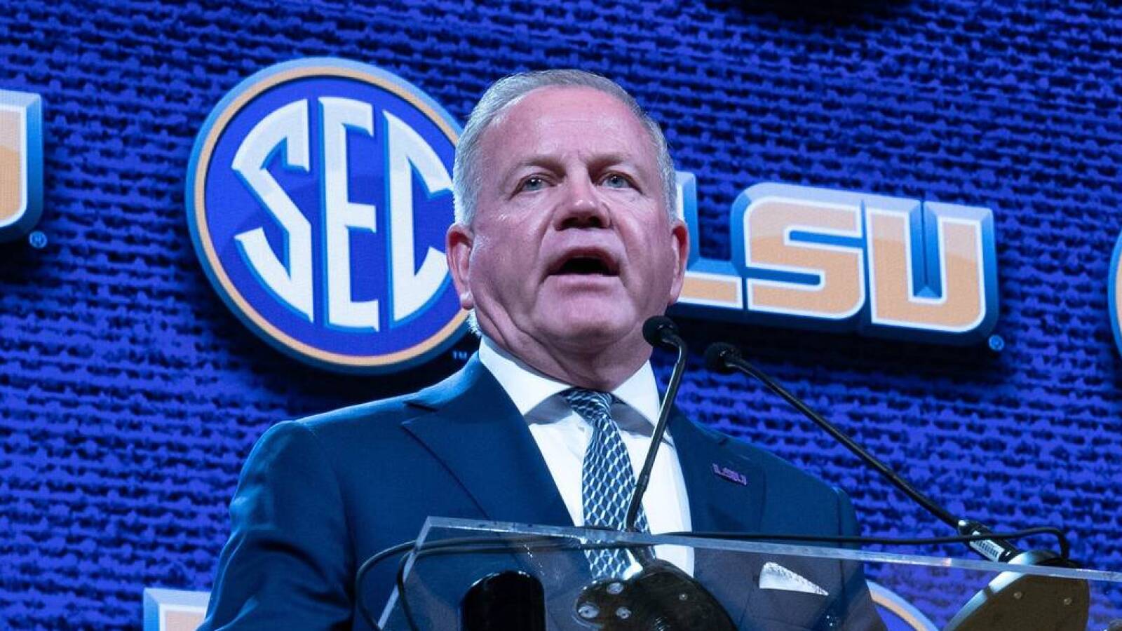 Brian Kelly explains why LSU isn't on the level of SEC rivals Alabama ...