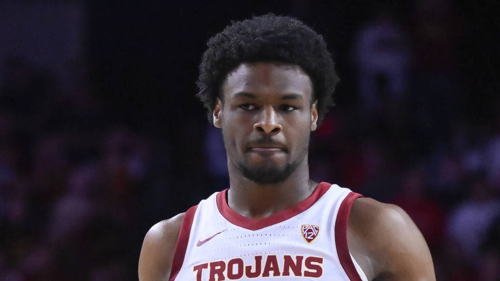 Watch: Bronny emulates father with block in USC debut | Yardbarker